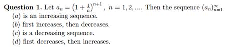 solved let a n 1 1 n n 1 n 1 2 then the
