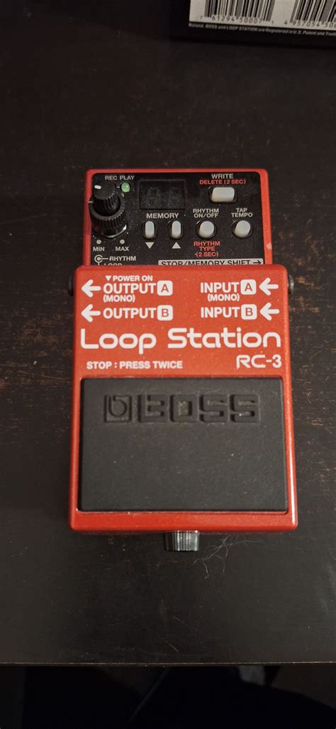 Rc 3 Loop Station Boss Rc 3 Loop Station Audiofanzine