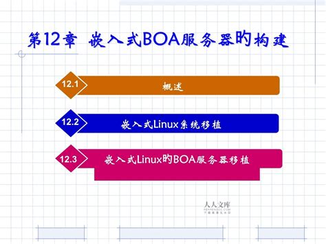 四种嵌入式web服务器介绍 20230413 pptx 人人文库