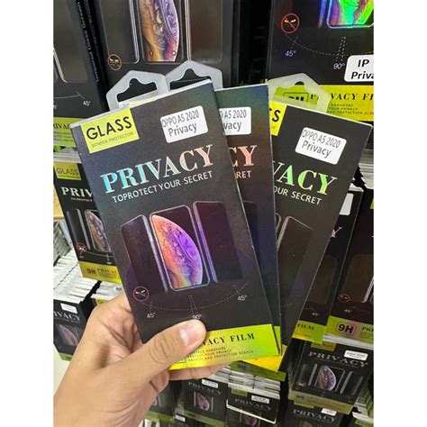 ฟิล์มกระจก เต็มจอ สำหรับ Oppo กันมองกันเสือก Pvt รุ่น A3 Pro A3x
