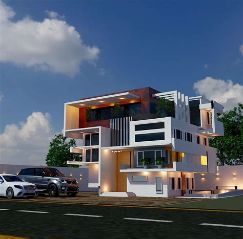 Residential Render Semidetach Realestate Architecture Architect