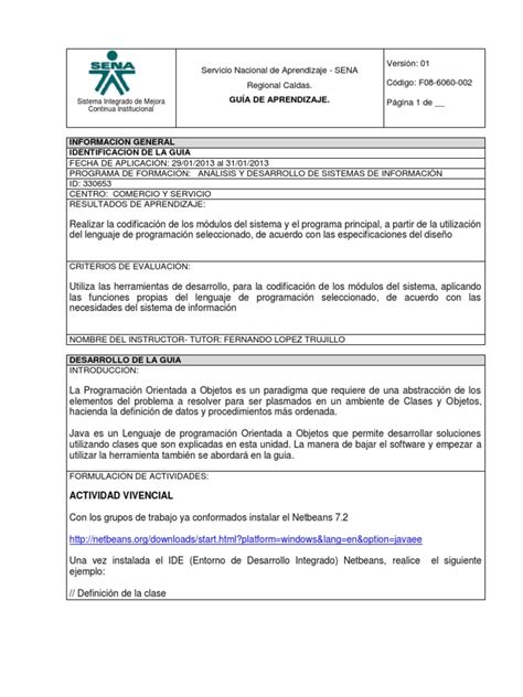 f08 6060 002 guia de aprendizaje 01 java pdf lenguaje de
