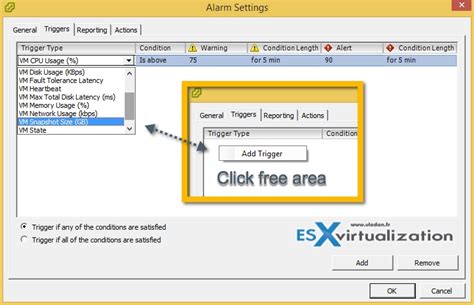How To Create Vcenter Alarm For Vms Running On Snapshots