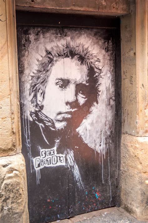 Sex Pistols Graffiti Art In Liverpool Editorial Stock Image Image Of