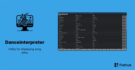 Danceinterpreter ਨੂੰ ਲੀਨਕਸ ਉੱਤੇ ਇੰਸਟਾਲ ਕਰੋ Flathub