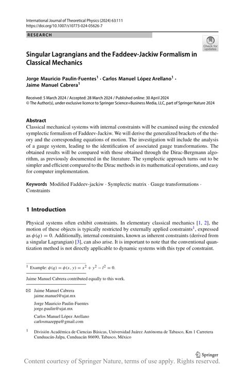 Singular Lagrangians And The Faddeev Jackiw Formalism In Classical