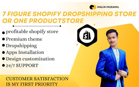 Build 7 Figure Shopify Dropshipping Store Or 1 Product Store By Malikmusadiq229 Fiverr