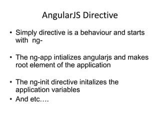 AngularJs Basic Concept PPT