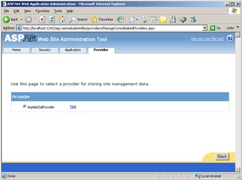 Managing Users ASP NET