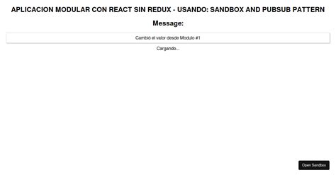 Reactjs Sandbox Pattern Codesandbox