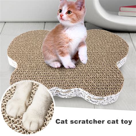 Cheersus Eco Friendly Cardboard Cat Scratcher High Density Scratch
