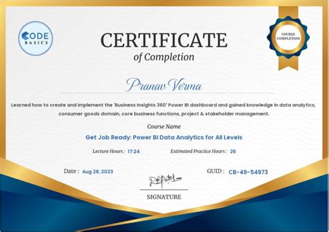 Pranav Verma On Linkedin Powerbi Dataanalytics Certification Codebasics Businessinsights360…