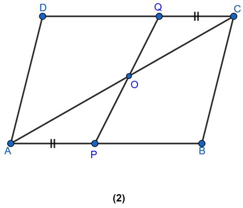 In Figure 1 Given Below Abcd Is A Parallelogram And X Is Knowledgeboat