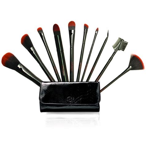 10 Piece Brush Set Black