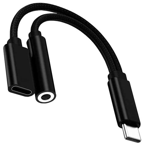 Usb Type C Male To Trrs Ompt 35mm Jack And Chargi Vicedeal