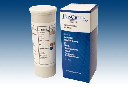 UrinCheck ADT 7 Adulteration Test Strips For Specimen Validity