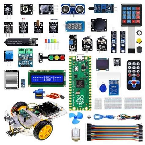 Elecrow Raspberry Pi Pico Advanced Kit With 32 Modules 2mb At ₹ 4999