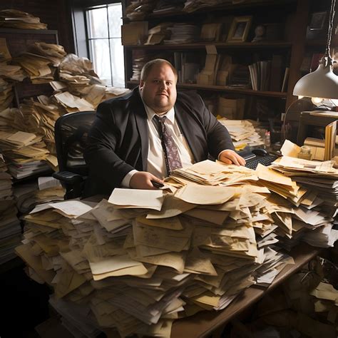 Premium Photo Plussize Managers Sitting On The Table At Work