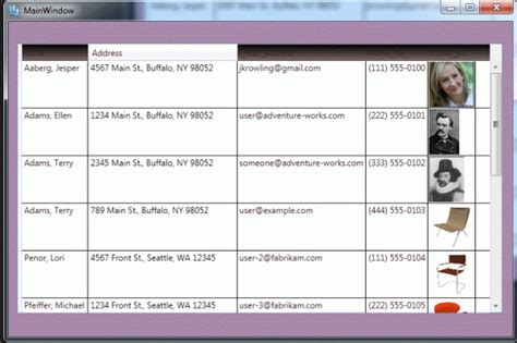 Using Datagrid In Expression Blend