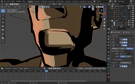 Boolean Not Cutting Properly Rblender