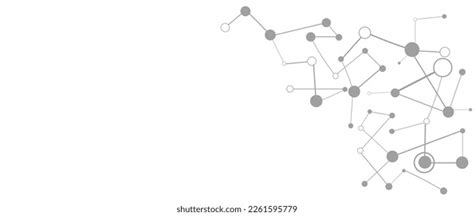 User Network Structure Connect Dots Lines Stock Vector Royalty Free 2454673773 Shutterstock