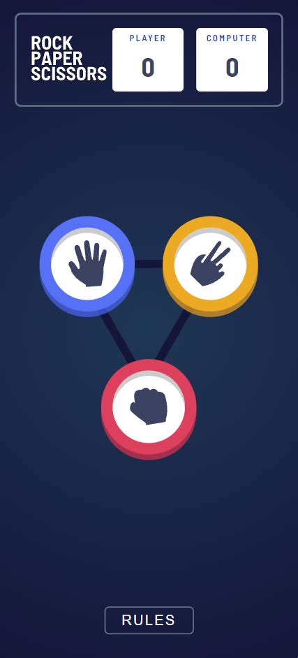 GitHub Osamamammar GUI Rock Paper Scissor JS Practice Project From The Odin Project Rock
