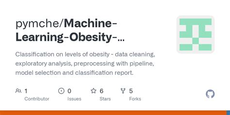 Machine Learning Obesity Classificationobesityclassificationipynb At Master · Pymchemachine