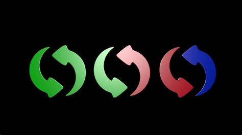 Symbols Circular Arrows D Model CGTrader