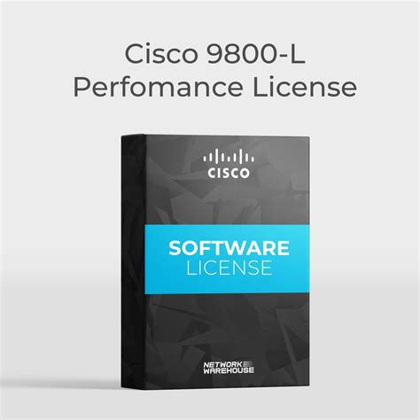 Cisco Catalyst 9800 L Wireless Controller Performance License Lic C9 Network Warehouse