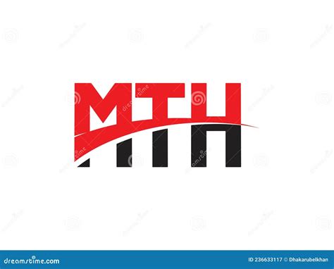 Mth Letter Initial Logo Design Vector Illustration Stock Vector Illustration Of Isolated