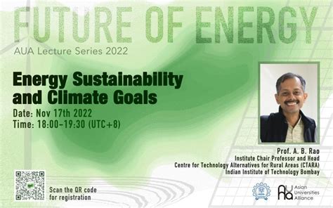Aua Lecture Series 2022 Energy Sustainability And Climate Goals 大学活动日历 香港科技大学