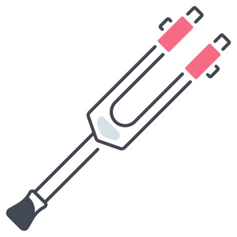 Tuning Fork Generic Color Lineal Color Icon