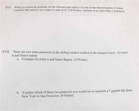 Solved What Is A Network Netmask On The Internet And What Is