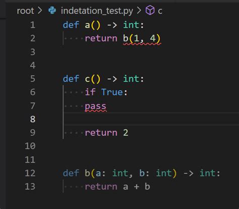 Flag Indentation Error Without Invalidating Rest Of File · Issue 3656 · Microsoftpylance
