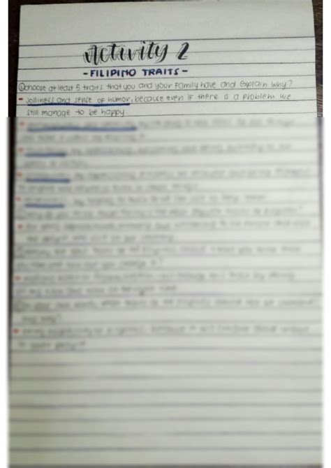 Solution Filipino Traits Studypool