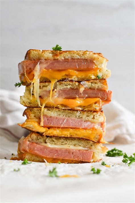Spam Grilled Cheese Sandwiches Yejis Kitchen Stories