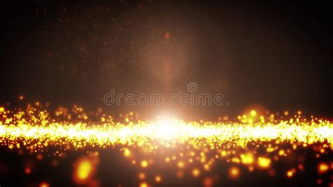 Abstract Light Particle Flowing Loop Stock Video Video Of Energy