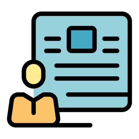 Premium Vector Learning Icon Outline Vector System Lms Training Education Color Flat