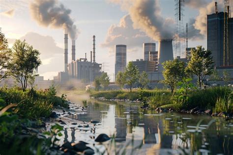Carbon Footprint Reduction Premium Ai Generated Image