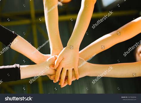 Teamwork Hands Sports
