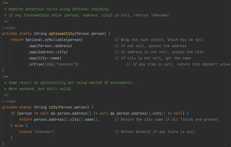 an optional way to avoid nullpointerexception mauricio pérez campos