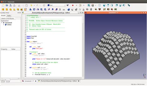 Archivo Python Freecad Png WikiRobotics