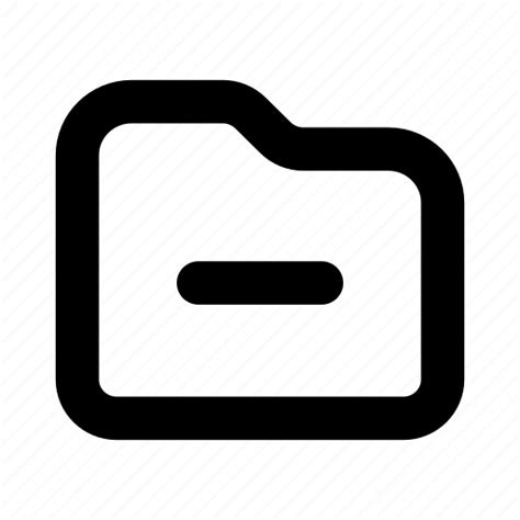 Folder Minus Delete Folder File Document Icon Download On Iconfinder