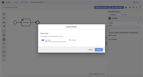 Save And Deploy Your Diagram Camunda 8 Docs