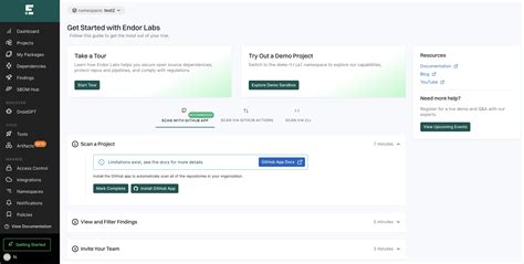 Log In To Endor Labs Endor Labs Docs