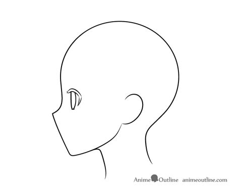 How To Draw An Anime Face Side View