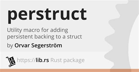 perstruct — rust数据编码库 lib rs