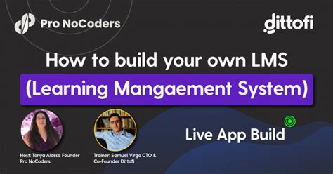 How To Build A Learning Management System LMS In React Golang In Minutes Dittofi