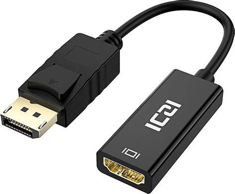 ICZI K Hz DisplayPort To HDMI Adapter Gold Plated Display Port Male To HDMI Female Converter