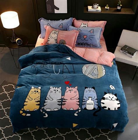 Комплект детского постельного белья 44 кота Бязь Голд качественное постельное белье для детей